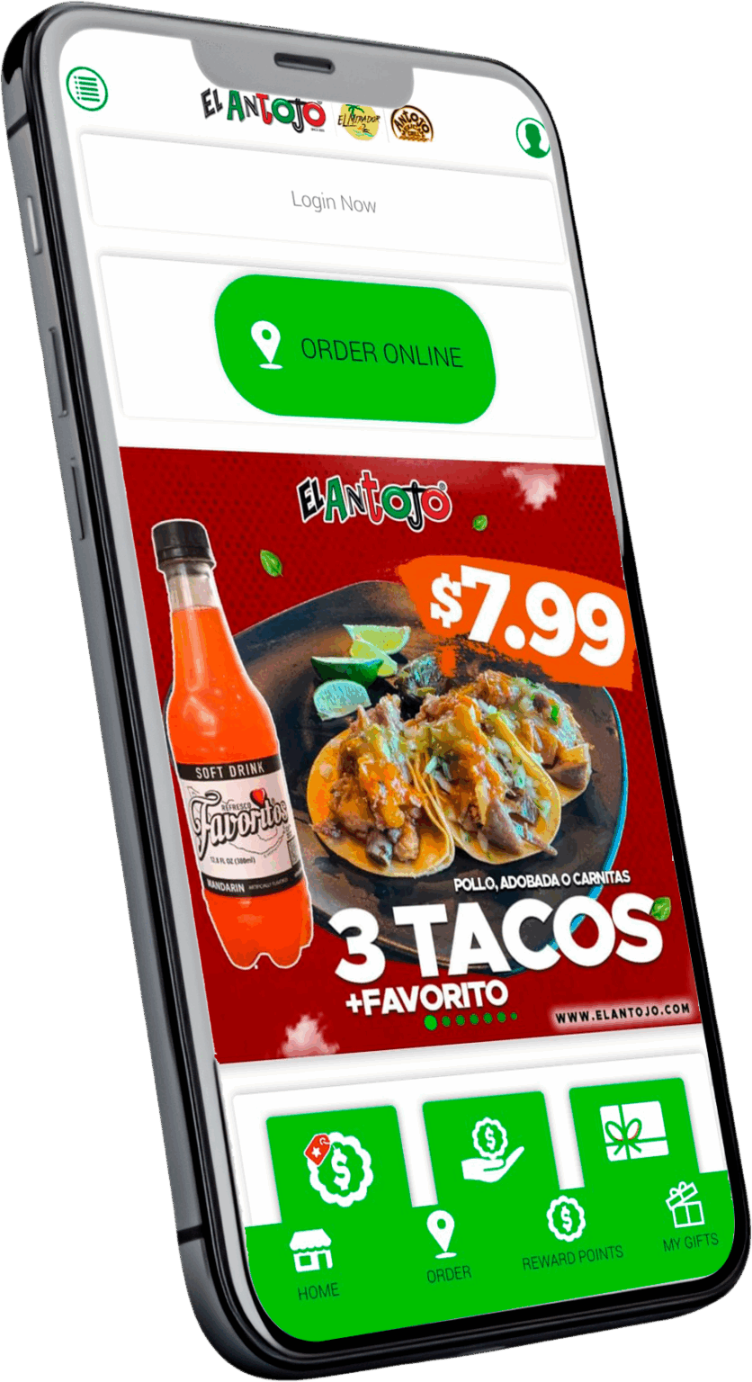 Regular Menu - Taqueria El Antojo
